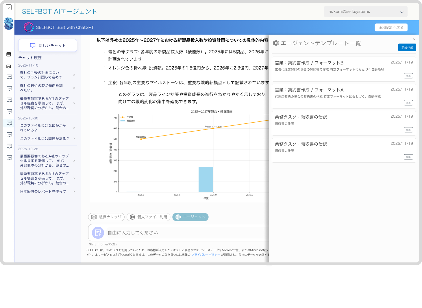 SELF （セルフ）株式会社｜SELFBOT 社内向け AIエージェント、生成AI、RAG